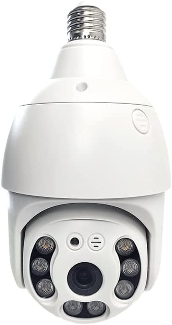 Wireless PTZ Security Camera with E27 Bulb Connector – Skur Tech